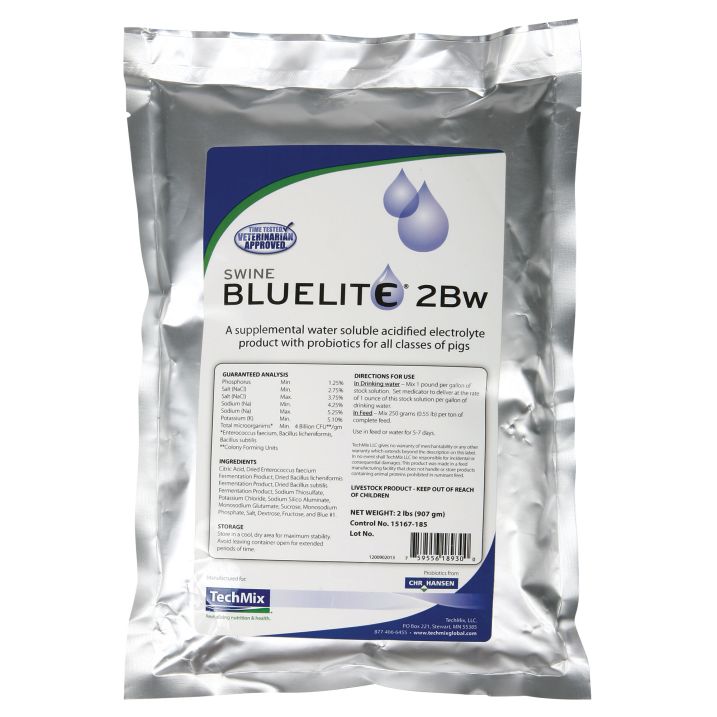 BlueLite® Swine 2BW Electrolytes High Stress Formula – Cox Ranch Supply
