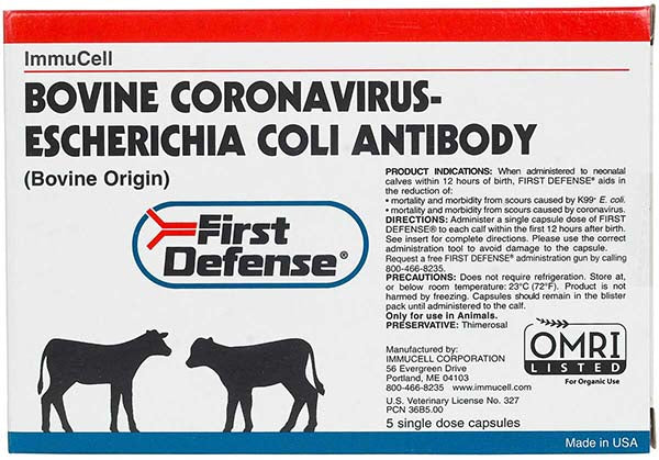 First Defense® Bolus for Beef or Dairy Calves by ImmuCell – Cox Ranch ...
